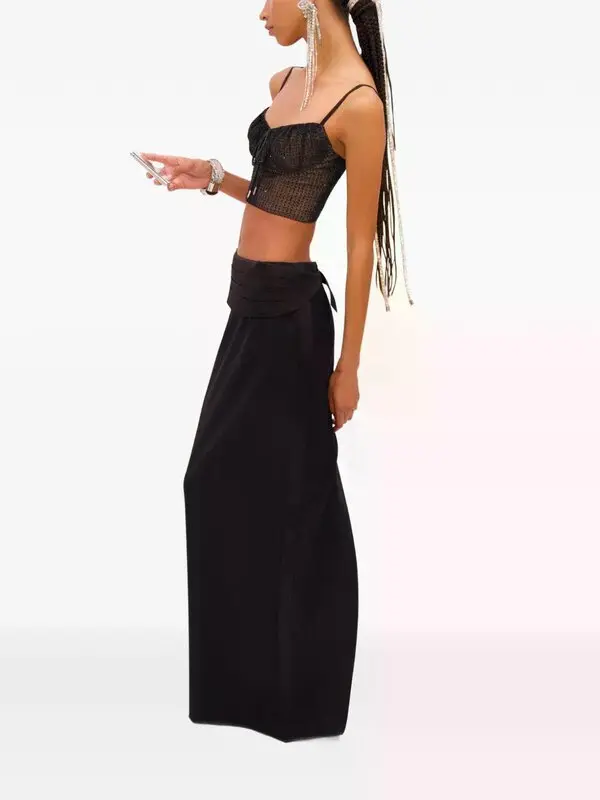 AREA Crystal Embellished Top