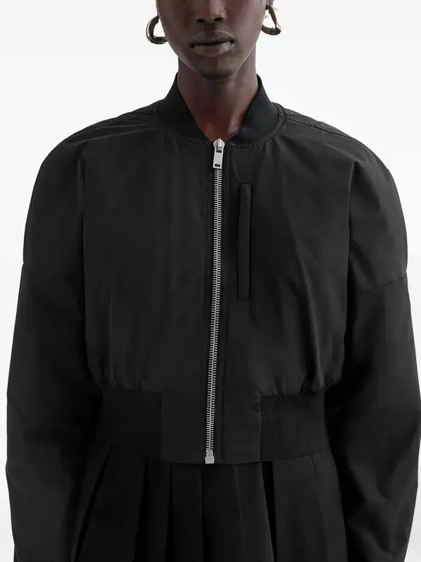 JIL SANDER Padded Zip-up Bomber Jacket