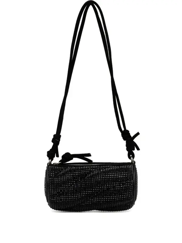 Fiorucci Mella Rhinestone-embellished Mini Bag - Black