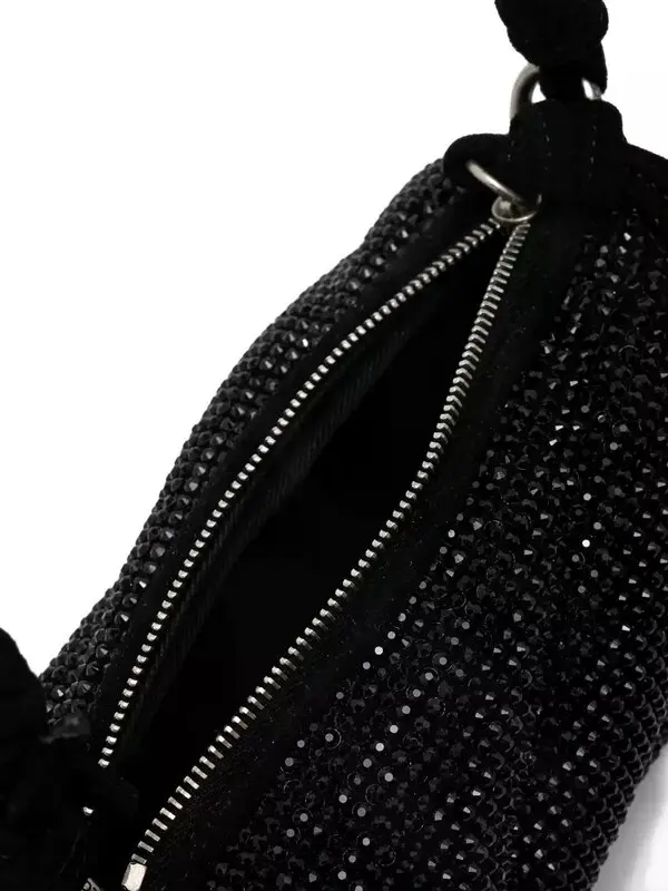 Fiorucci Mella Rhinestone-embellished Mini Bag - Black