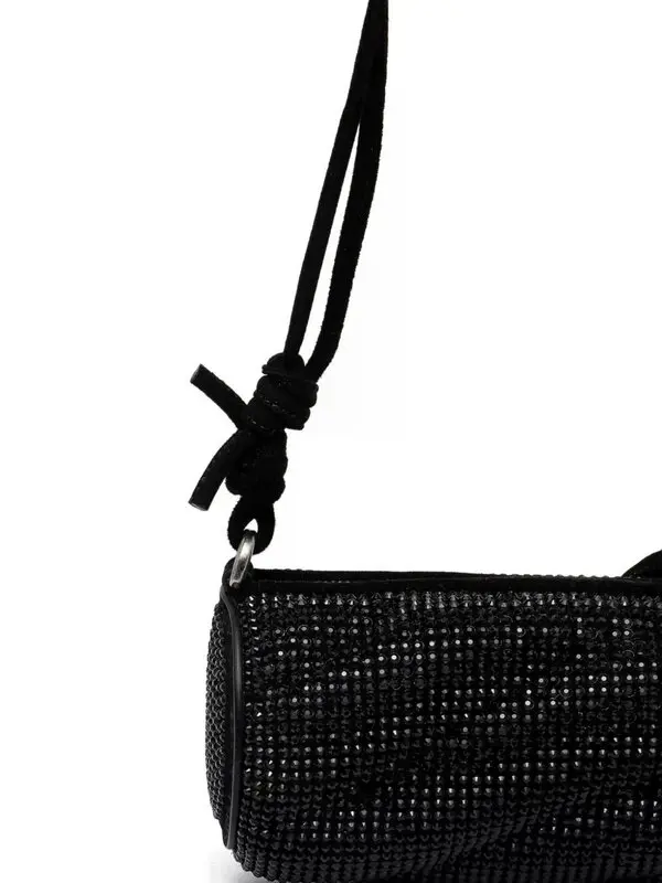 Fiorucci Mella Rhinestone-embellished Mini Bag - Black