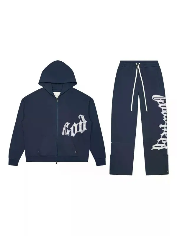 GODSPEED Logo Print Tracksuit - Blue