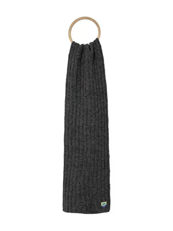American Vintage Vitow Ribbed Scarf - Grey