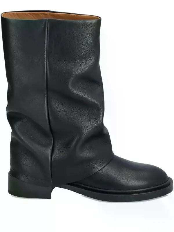 SUMMERY COPENHAGEN Gathered Ankle Boots