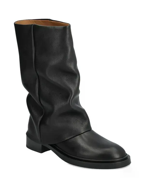 SUMMERY COPENHAGEN Gathered Ankle Boots