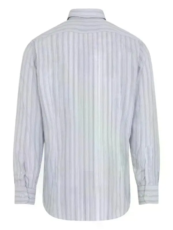 Etro Striped Logo-detail Shirt