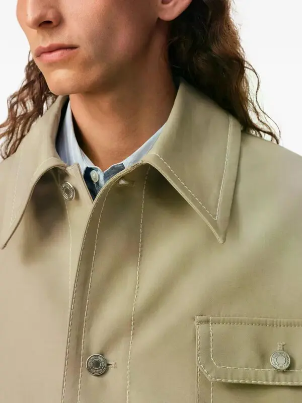 AMI Paris Patch-pocket Worker Jacket - Neutrals