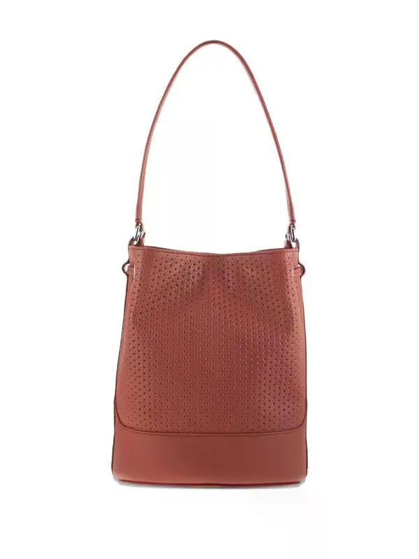 ZANELLATO Monda Perforated Handle Bucket Bag