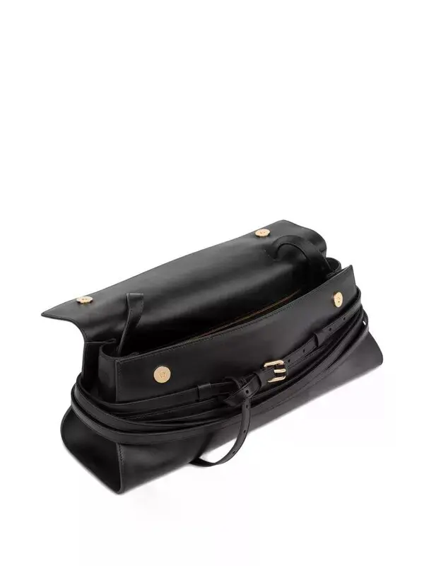 Moschino Medium Tie Me Shoulder Bag - Black
