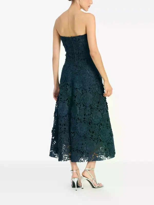 ROTATE BY BIRGER CHRISTENSEN Flared Midi Dress