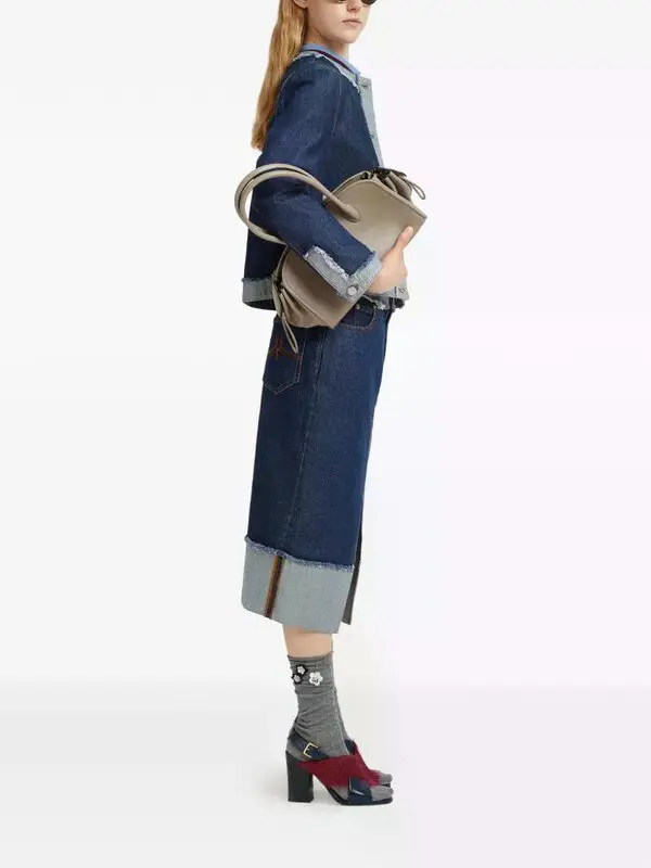 Marni Frayed-detail Denim Jacket
