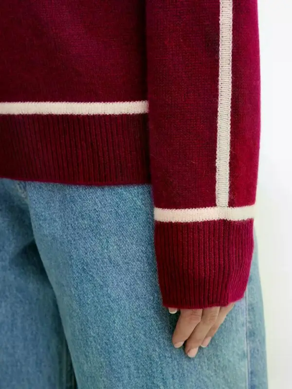 From Future Contrast-trim Roll-neck Sweater