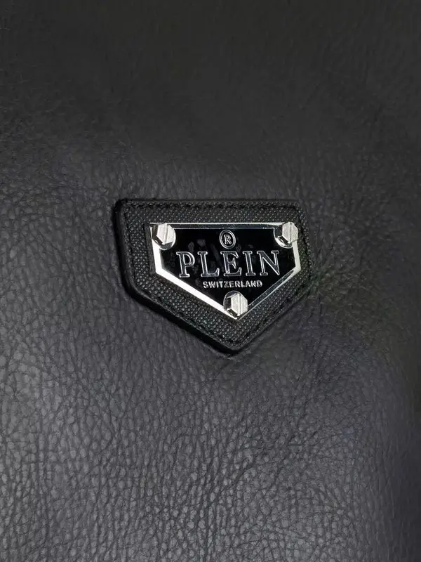 Philipp Plein Shearling-texture-collar Jacket