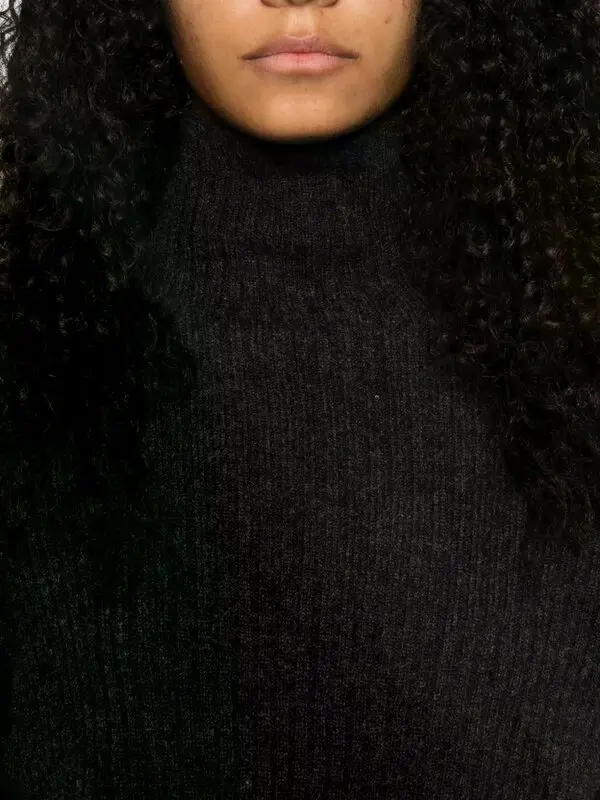 GRAN SASSO Turtleneck Ribbed Sweater