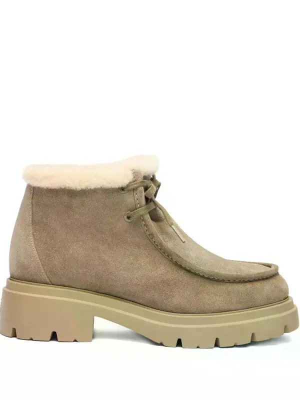 STUART WEITZMAN Hudson Shearling Boots - Neutrals