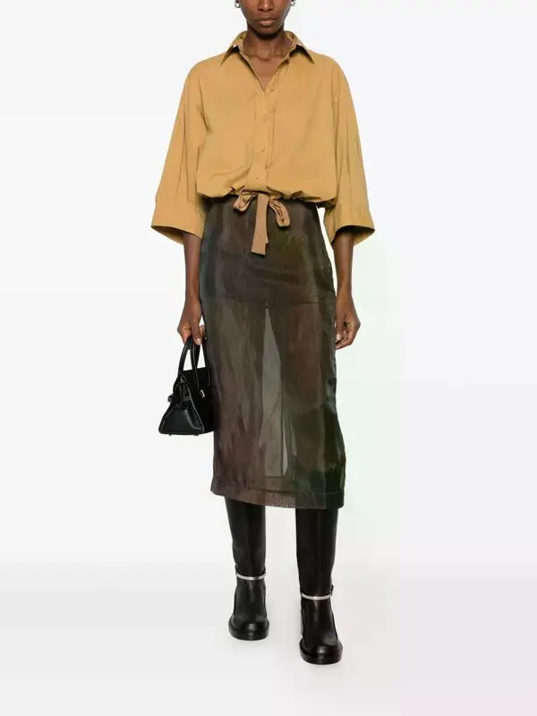 FORTE_FORTE Tie-detail Shirt