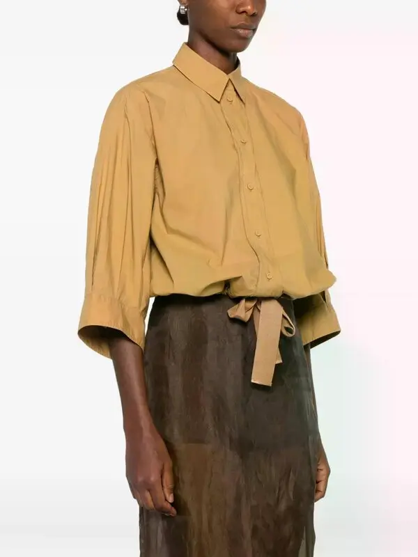 FORTE_FORTE Tie-detail Shirt