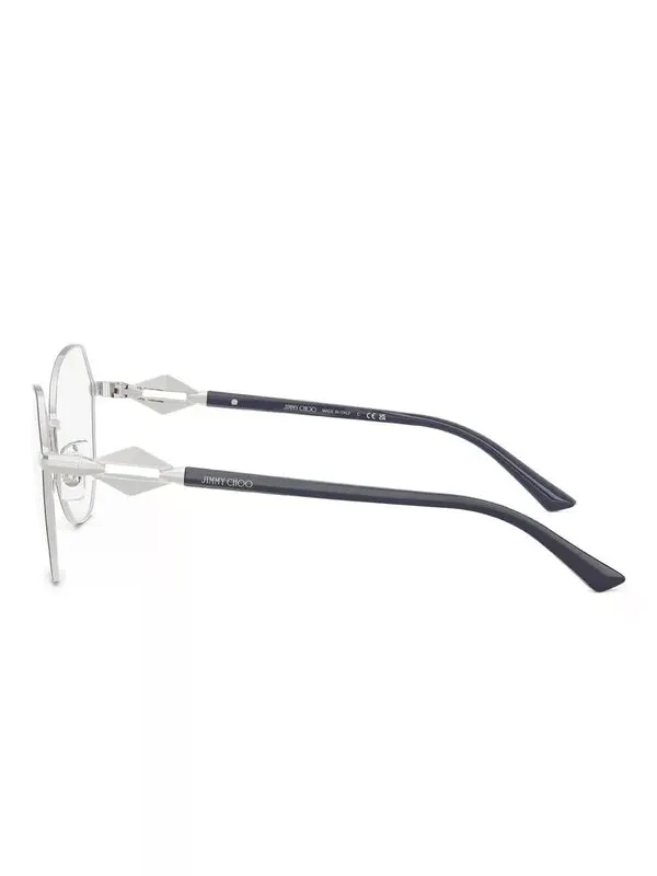 JIMMY CHOO Crystal-embellished Cat-eye Glasses