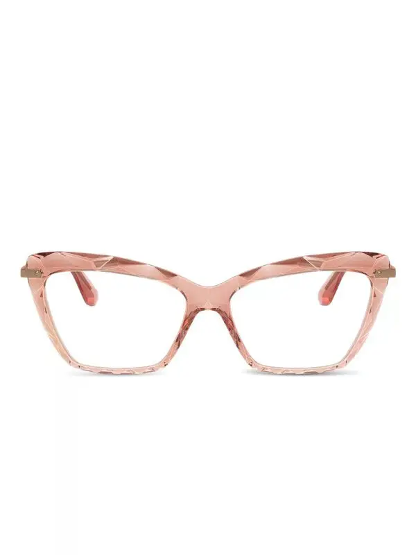 Dolce & Gabbana Cat-eye Glasses - Pink