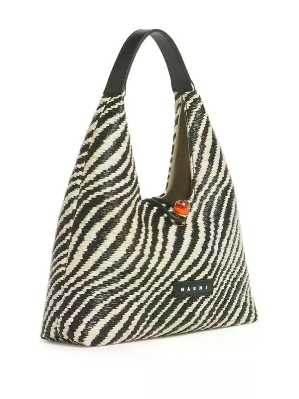 Marni Raffia-effect Top-handle Bag