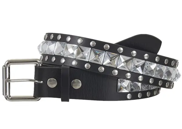 Supreme Number Ine Studded Belt - Black