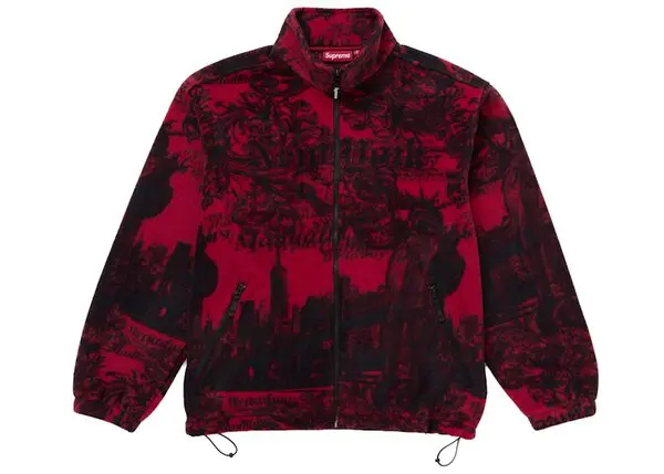 Supreme Fleece Jacket - Red