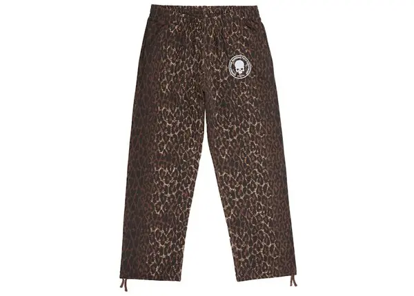 Supreme Number Ine Drawstring Sweatpant - Leopard