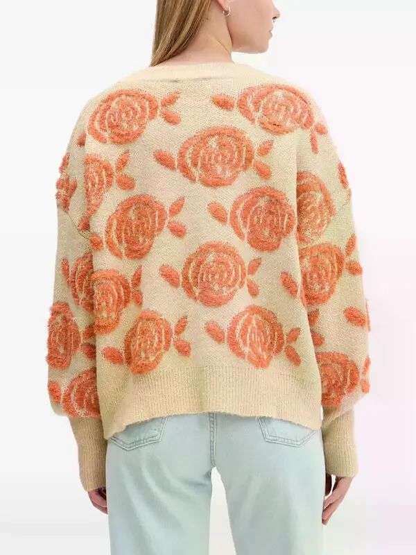 Desigual Floral Buttoned Cardigan