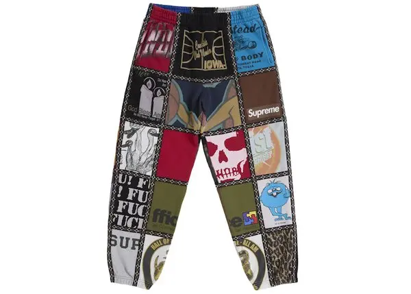 Supreme Number Ine Patchwork Sweatpant