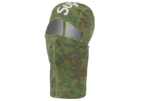 Supreme Heat Reactive Digi Camo Balaclava - Green