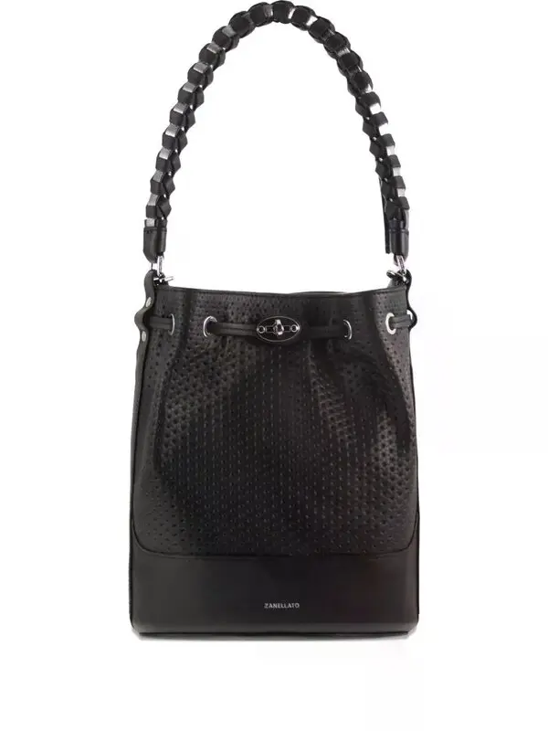 ZANELLATO Monda Braided-handle Bucket Bag