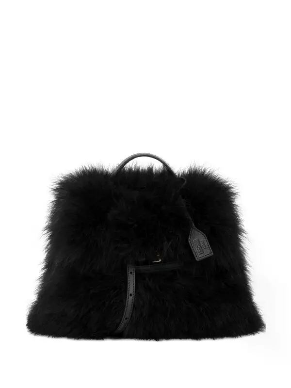 Moschino Tie Me Tote Bag - Black