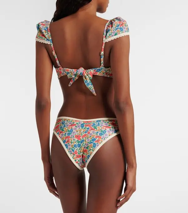 MONTCE Lulu Floral Bikini Bottoms - Multicoloured