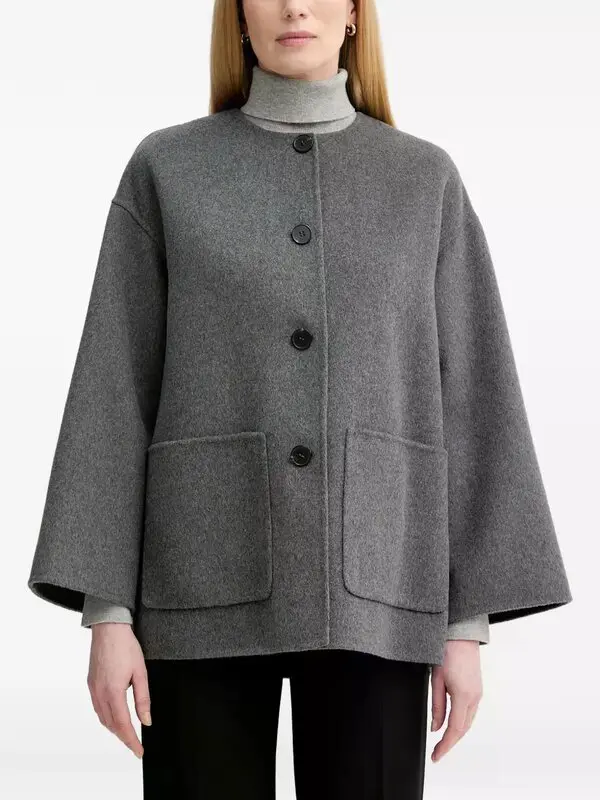 Marc O'polo Button Pocket Coat - Grey
