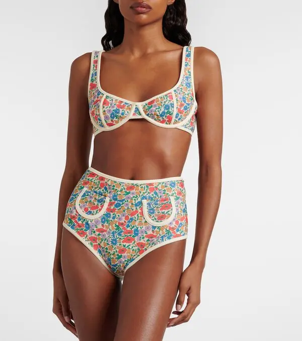 MONTCE Polly Floral Bikini Bottom - Multicoloured