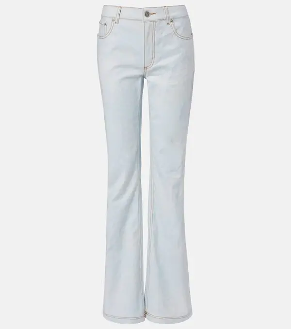 Etro Pegaso Embroidered Flared Jeans
