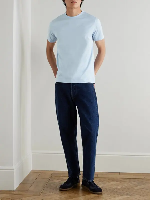 Sunspel Slim-fit Supima Cotton-jersey T-shirt