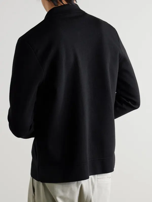 Sunspel Merino Wool Milano Jacket - Black