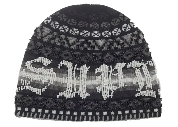 Supreme Beaded Beanie - Black