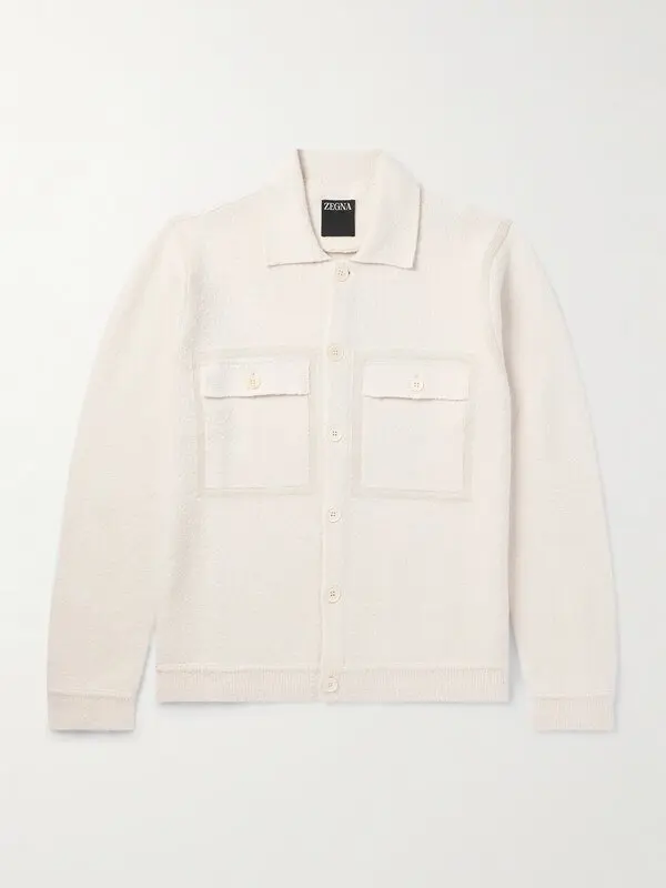 Zegna Terry Overshirt - Neutrals