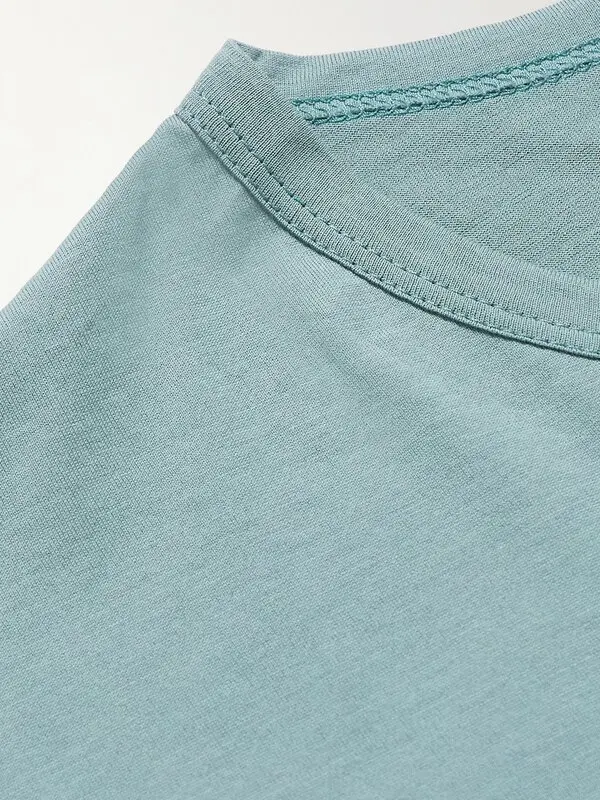 Sunspel Slim-fit Supima Cotton-jersey T-shirt - Blue