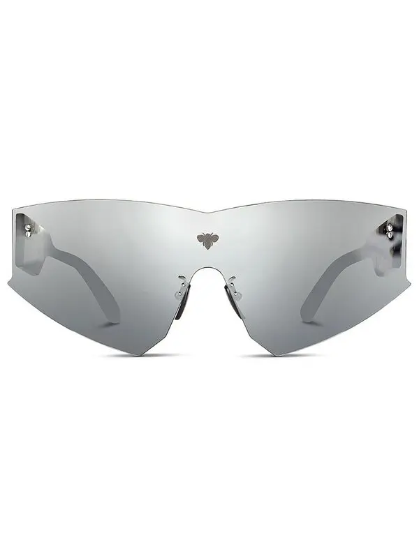 FACE.HIDE Vertigo Futuristic Sunglasses - Grey
