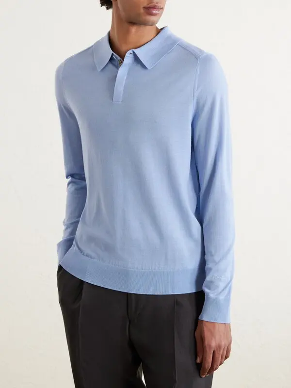 Paul Smith Merino Wool Polo Shirt
