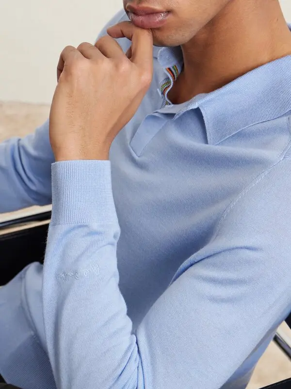 Paul Smith Merino Wool Polo Shirt