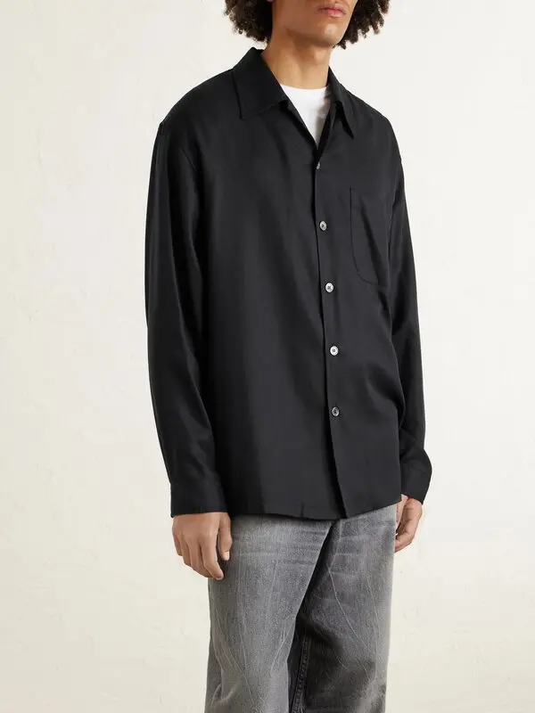 Our Legacy Every Lyocell Shirt - Black