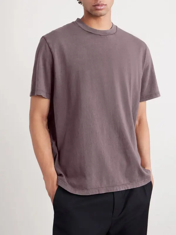Our Legacy Box Cotton-jersey T-shirt - Brown
