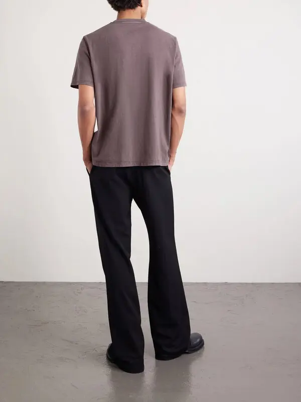 Our Legacy Box Cotton-jersey T-shirt - Brown