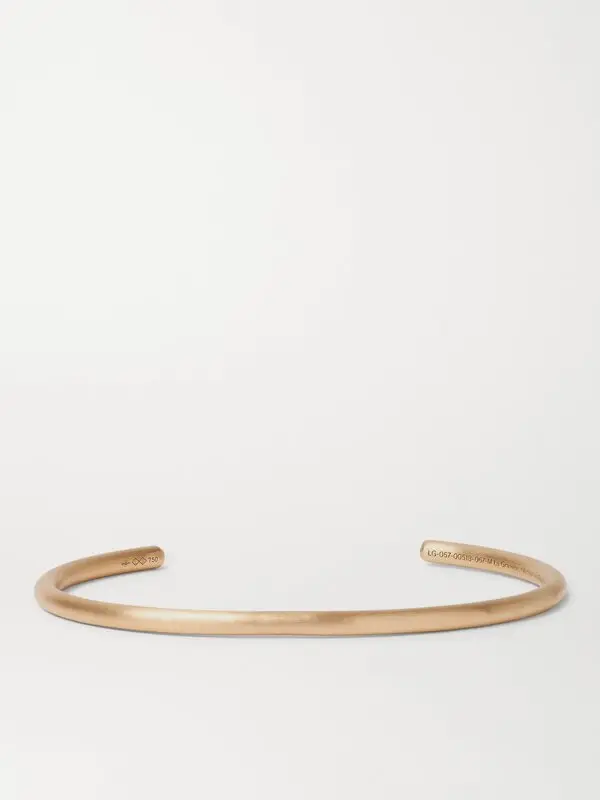 Le Gramme Le 17 Brushed 18-karat Cuff - Gold