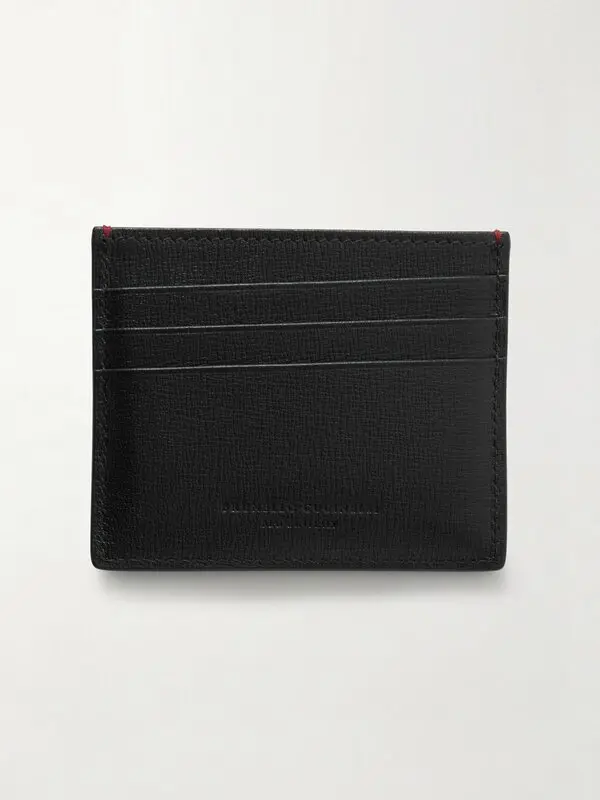 Brunello Cucinelli Pebble-grain Leather Cardholder