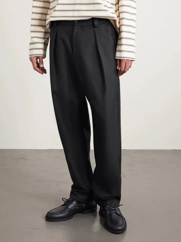 A.p.c. Renato Straight-leg Twill Trousers - Black